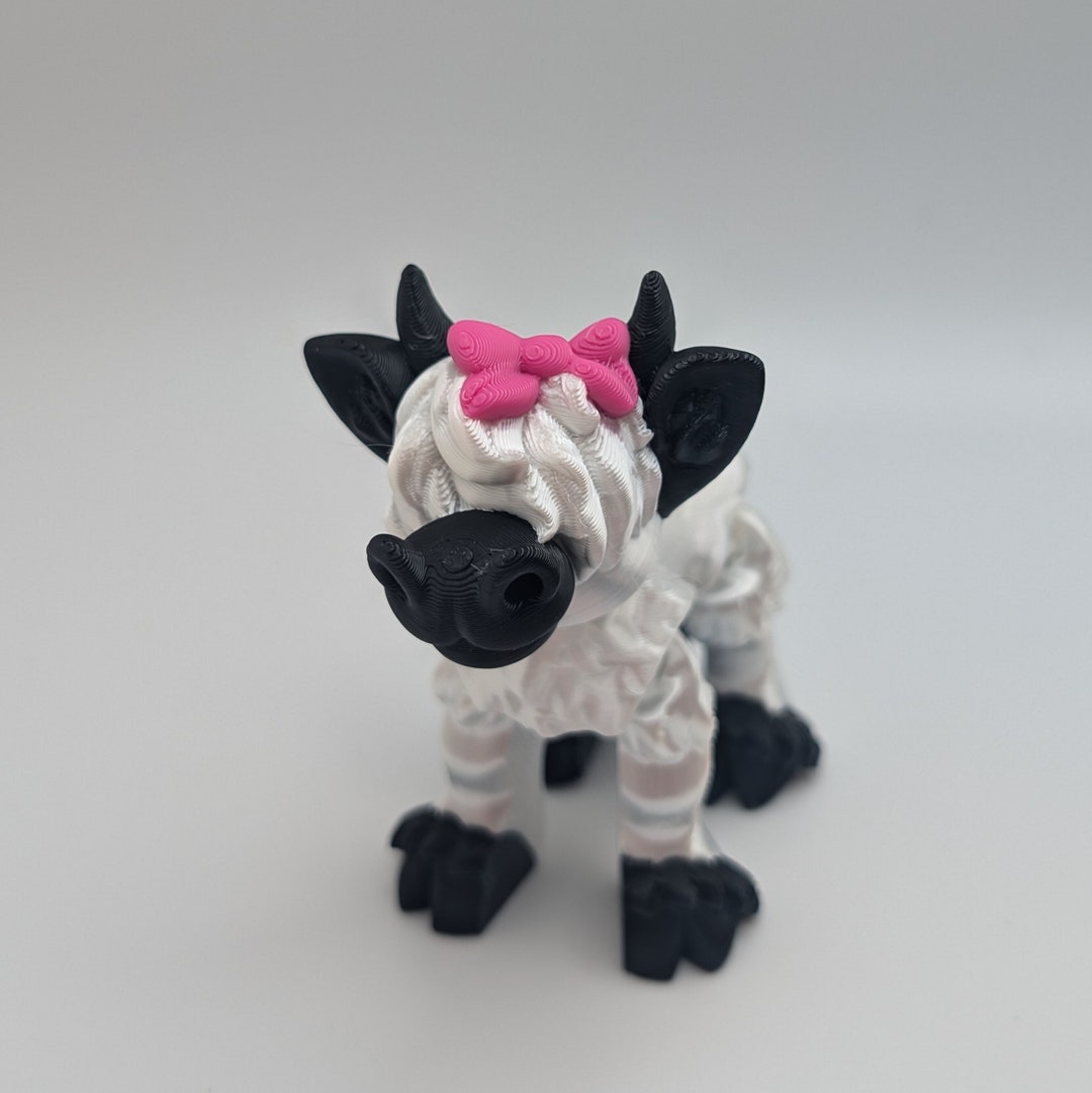 Flexi Highland Cow, Fidget, Desk Pet, Sensory Toy, Cow, 3D Cow - Etsy