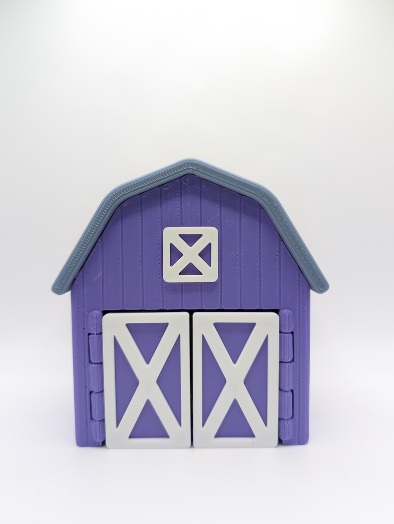 Mini Barn - 3D Printed Little Red Barn - Etsy