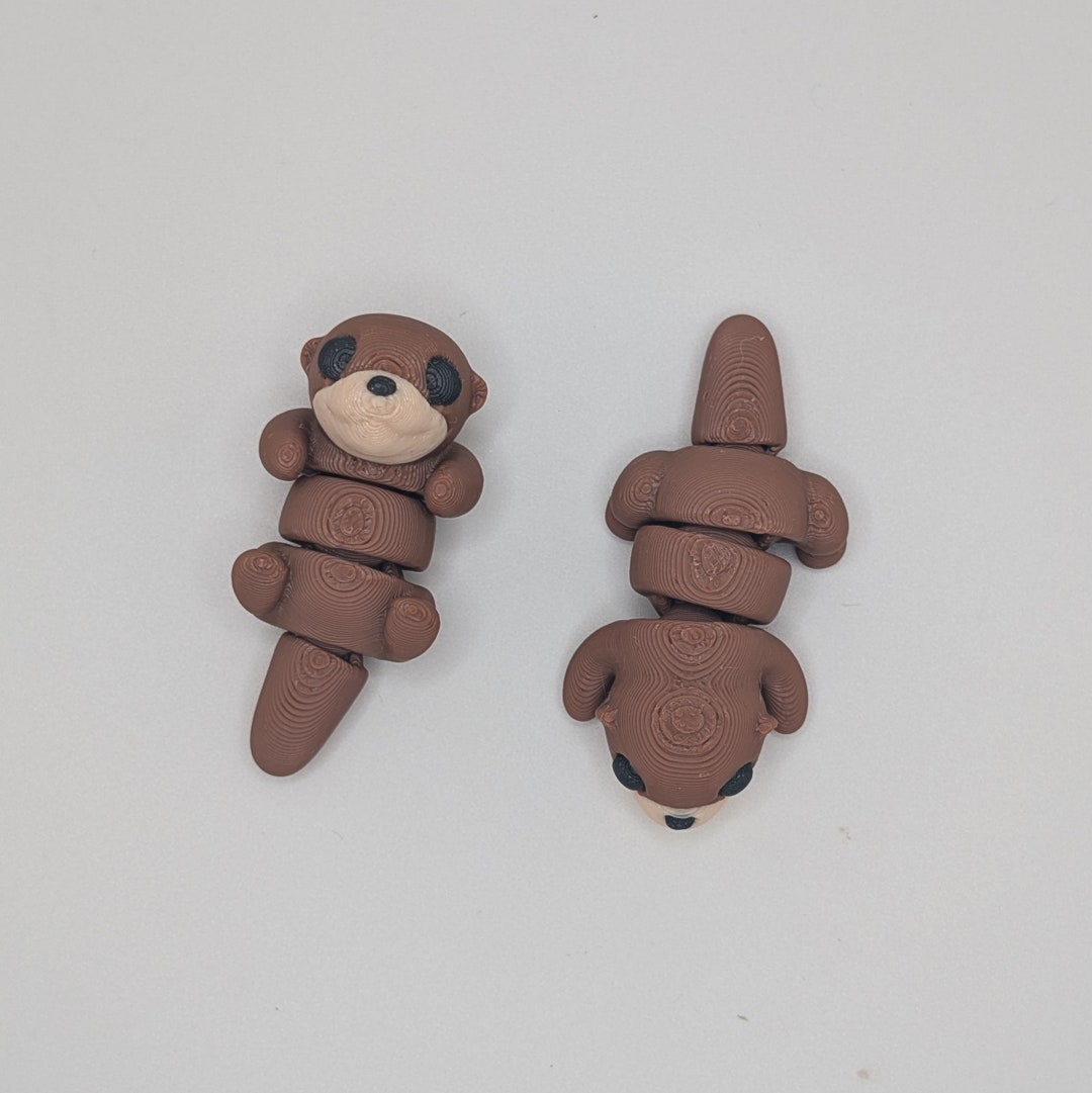 Articulated Otter Toy: 2" Zou3d Design - Etsy