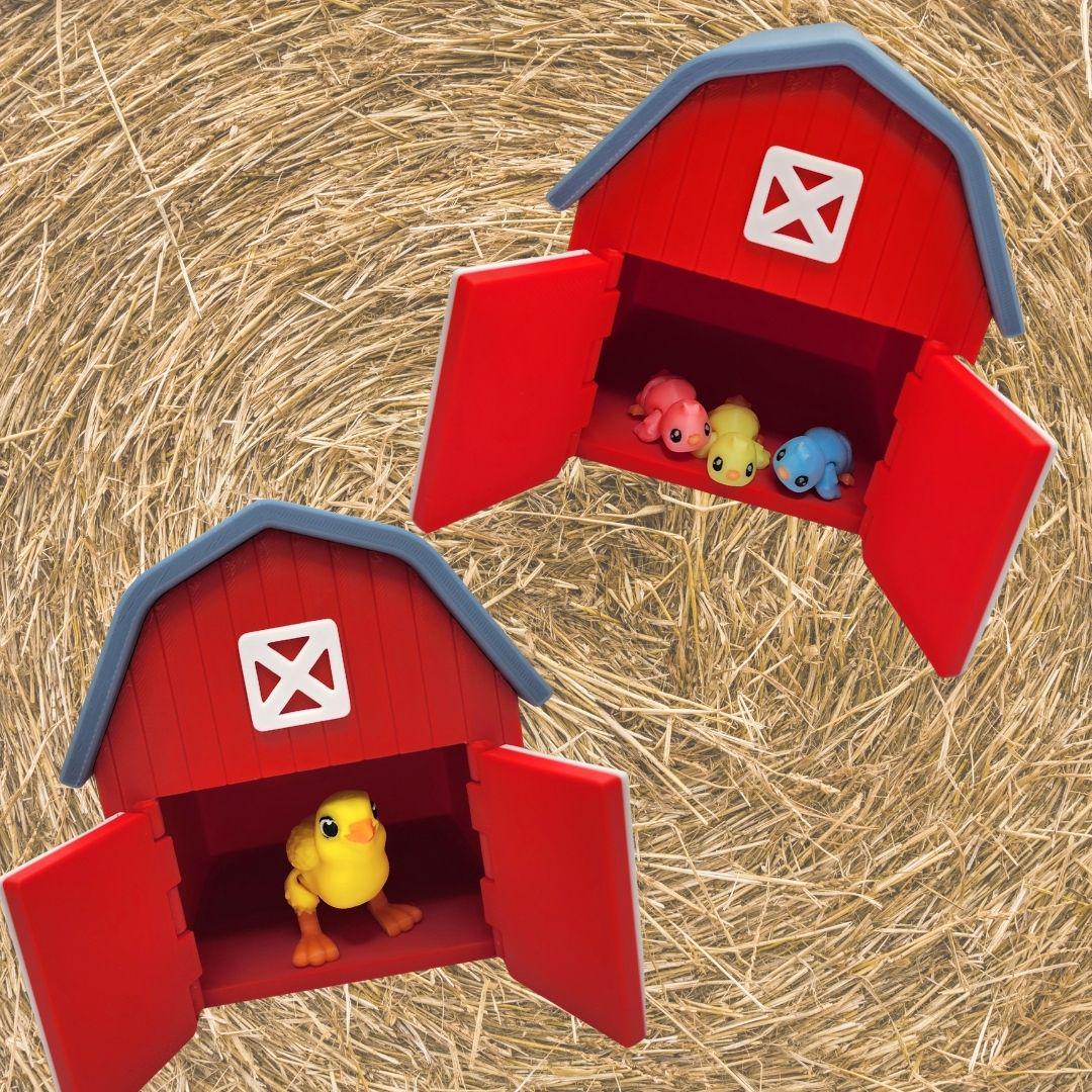 Mini Barn - 3D Printed Little Red Barn - Etsy