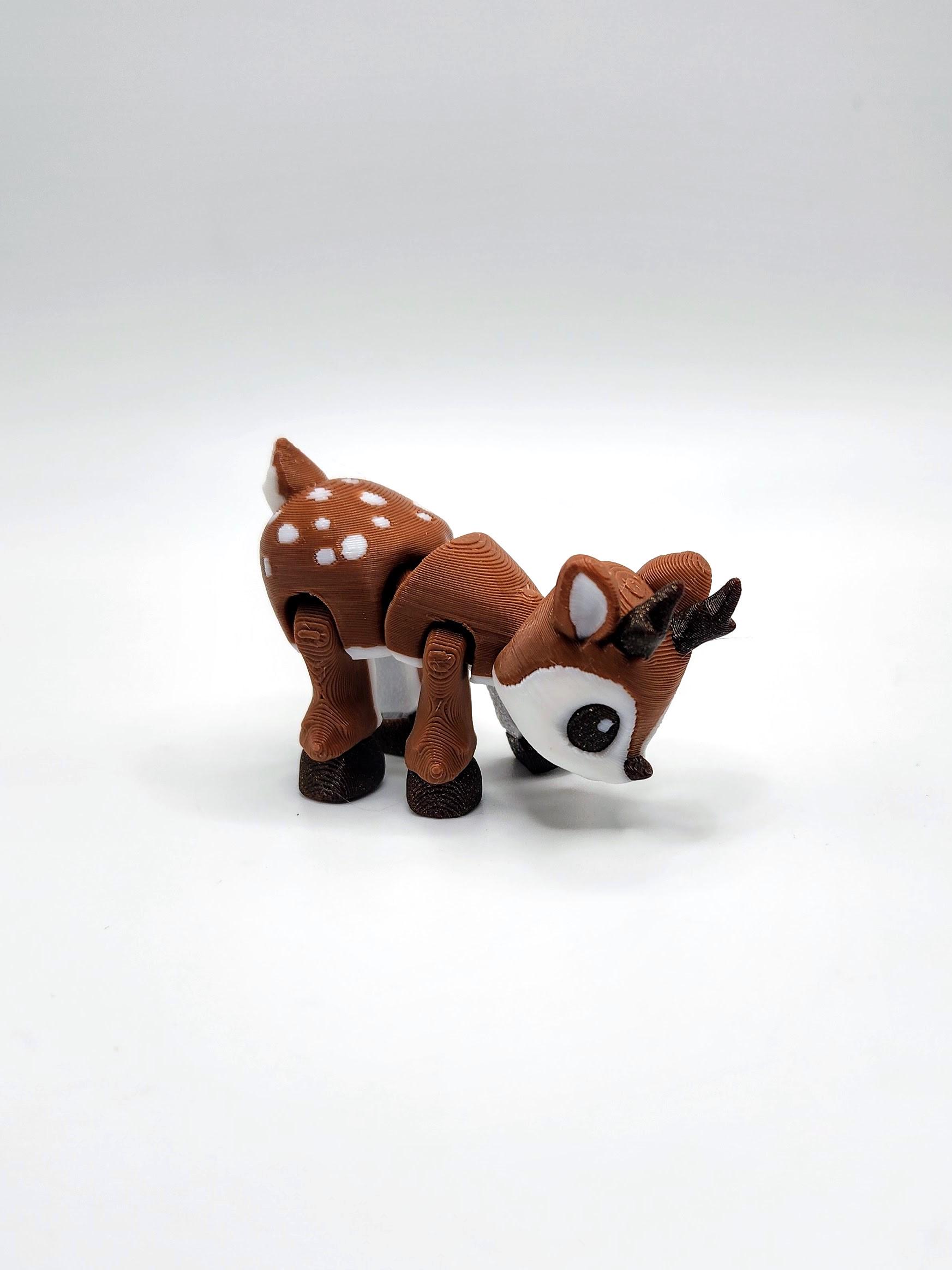 Santa, Sleigh & Flexi Reindeer Set - 3D Printed Articulated Christmas ...