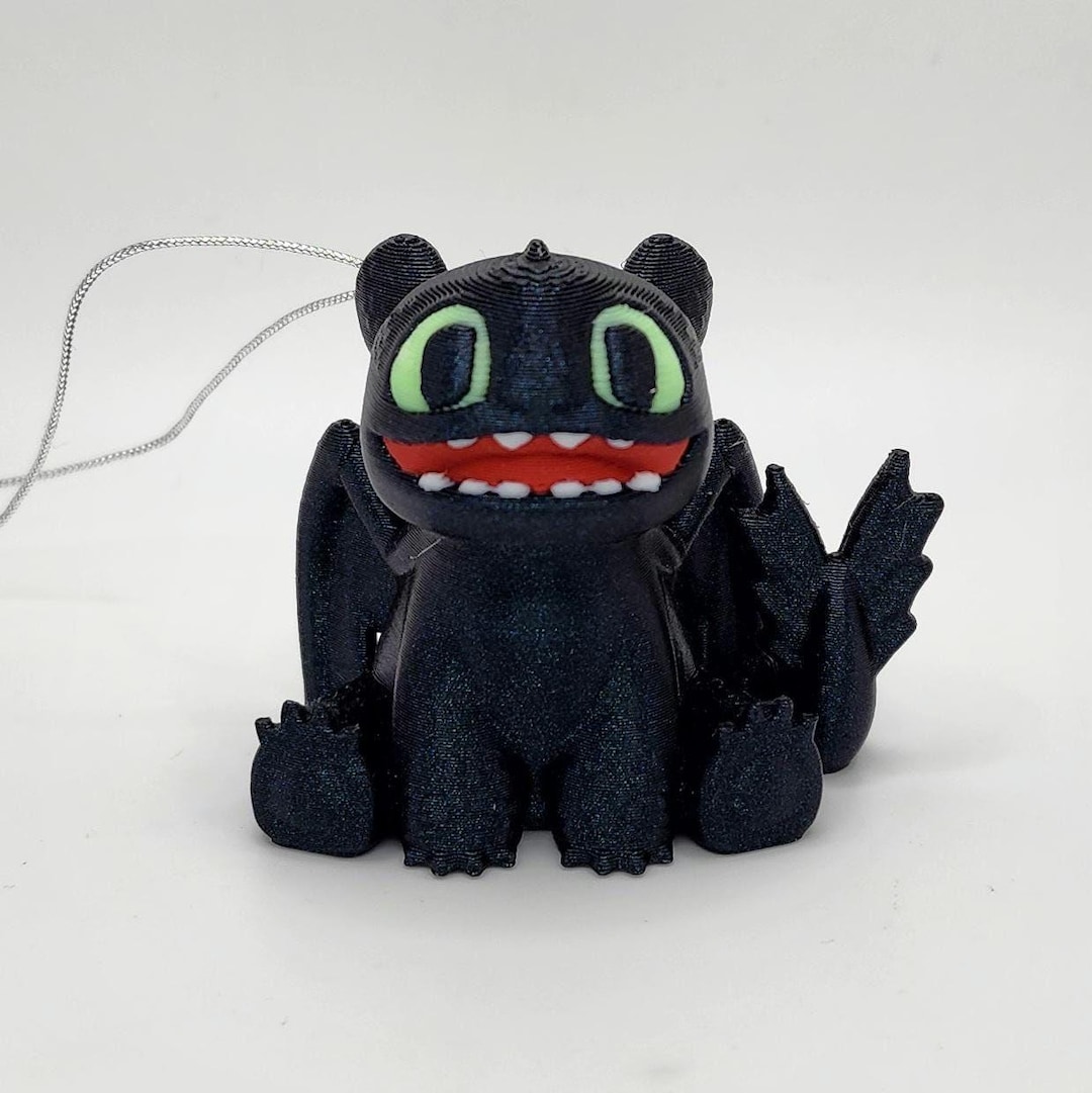 Toothless Ornament | Night Fury | How to Train Your Dragon | Dragon ...