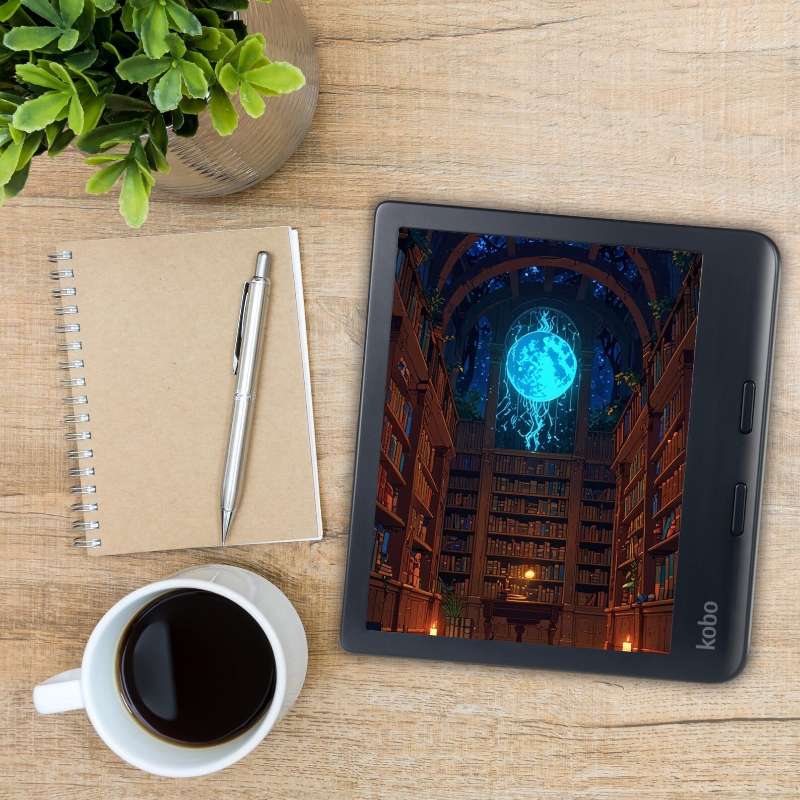 Kobo Screensavers | 10 Magical Library Sleep Screens for Kobo Libra ...