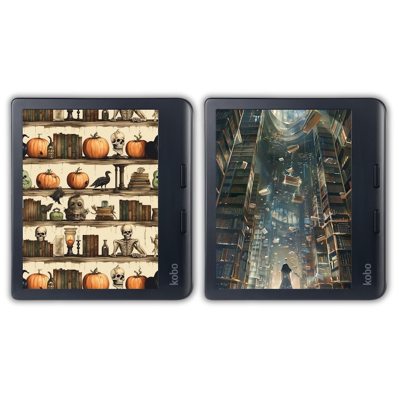 Kobo Screensavers | 10 Magical Library Sleep Screens for Kobo Libra ...