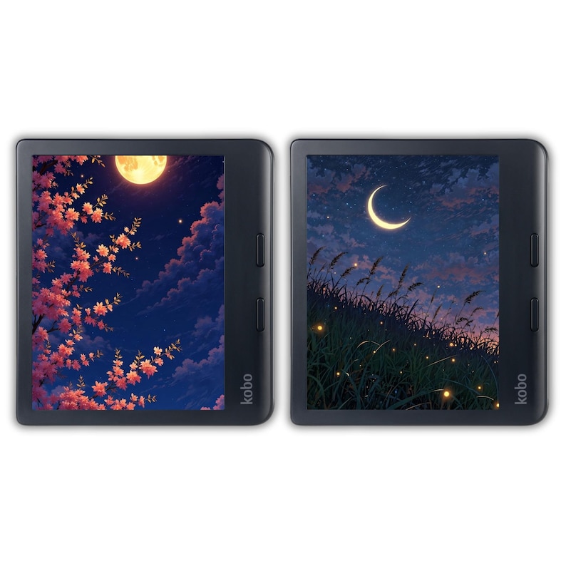 Kobo Screensavers | 10 Magical Night Sleep Screens for Kobo Libra ...