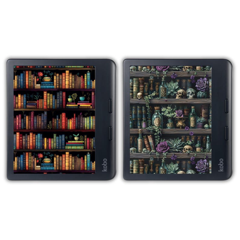 Kobo Screensavers | 10 Magical Library Sleep Screens for Kobo Libra ...