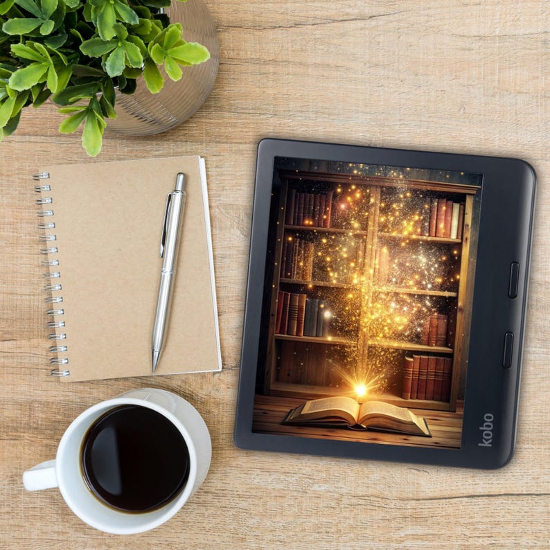 Kobo Screensavers | 10 Magical Library Sleep Screens for Kobo Libra ...
