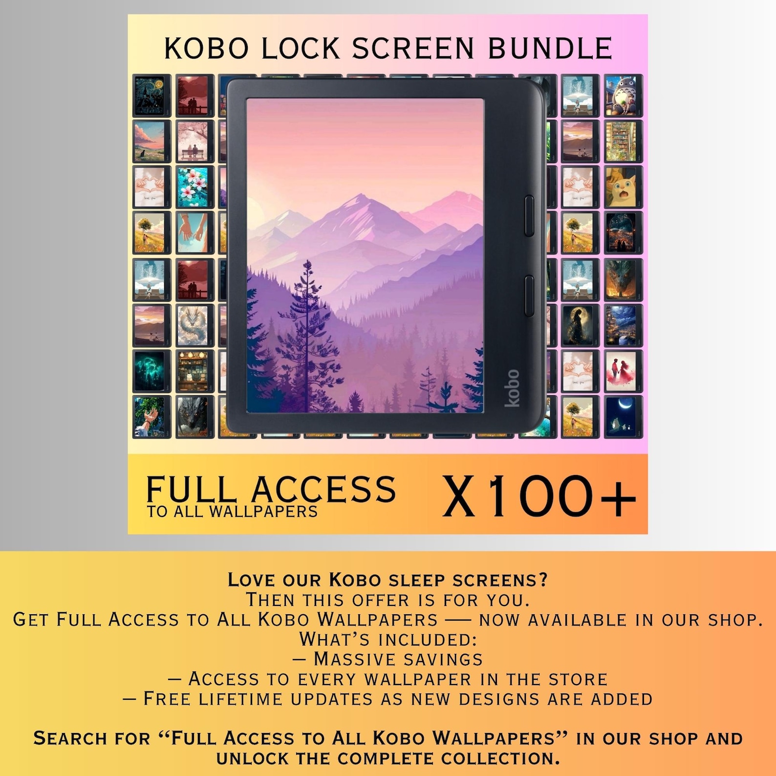 Kobo Screensavers | 10 Magical Night Sleep Screens for Kobo Libra ...