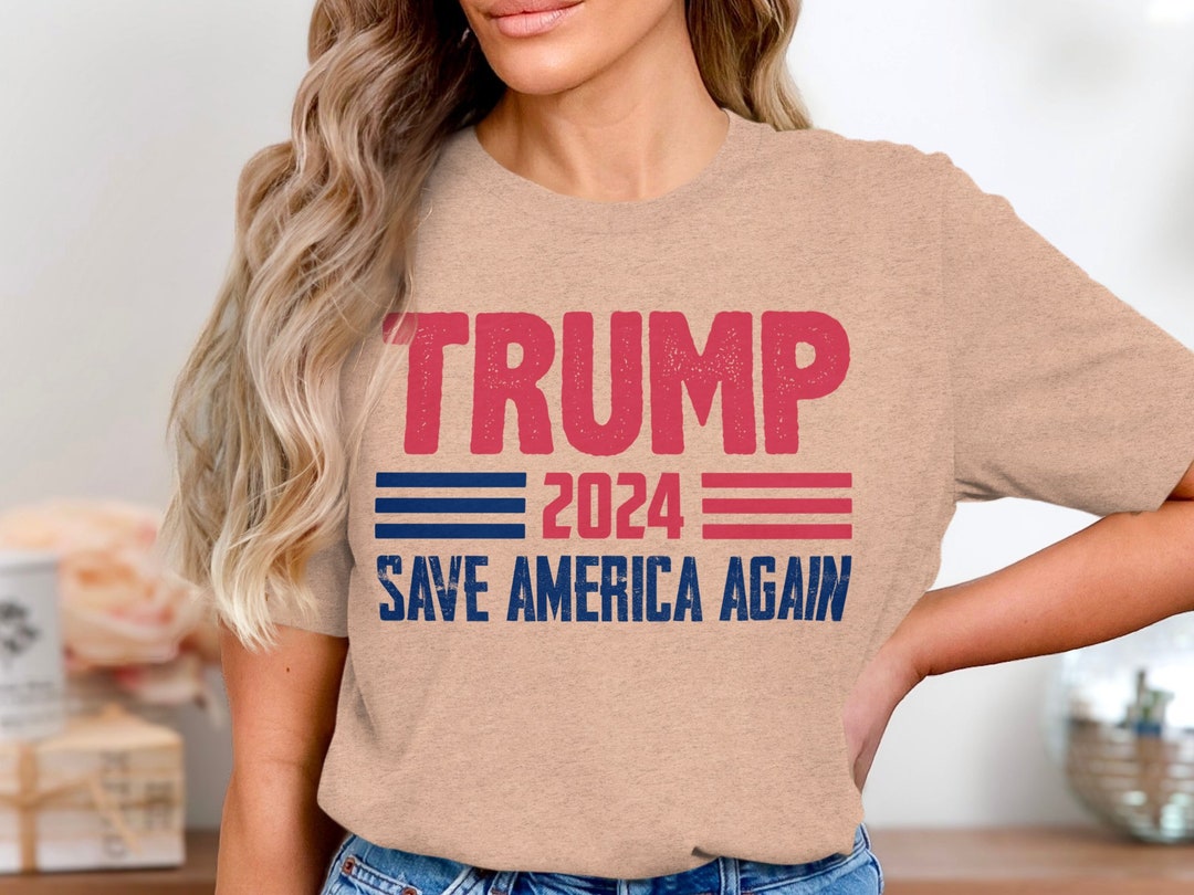 Trump 2024 Save America Again T-shirt, Trump Supporter Shirt, Political ...
