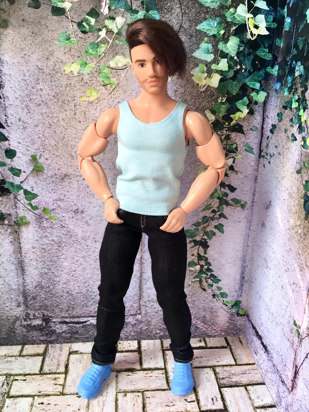 Tank Top for 12" 1/6 Scale Male Fashion Doll – Basic, Multiple Colors ...