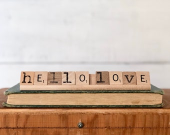 Scrabble Wood Rack | Etsy