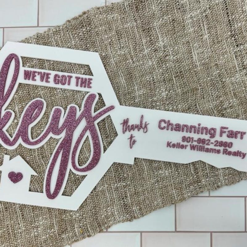 Realtor Key Sign - Etsy