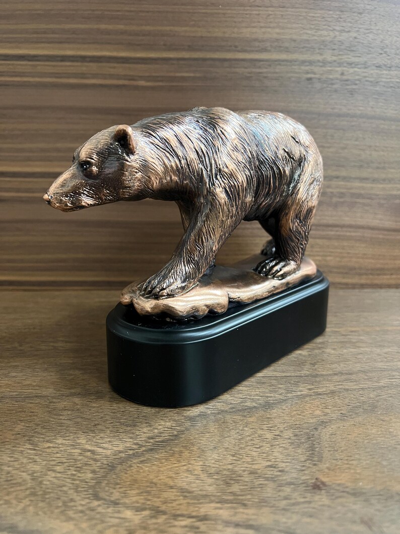 Custom Standing Bear Trophy, Polar Bear Trophy, Personalized Bear Award ...