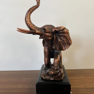 Large Elephant Trophy With Custom Engraving – Executive Award, Elegant ...