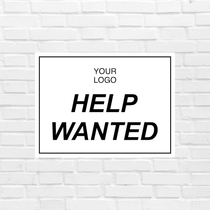 Help Wanted Sign - Etsy