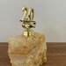 20-year Anniversary Trophy With Stone Base Custom Engraved Plaque ...