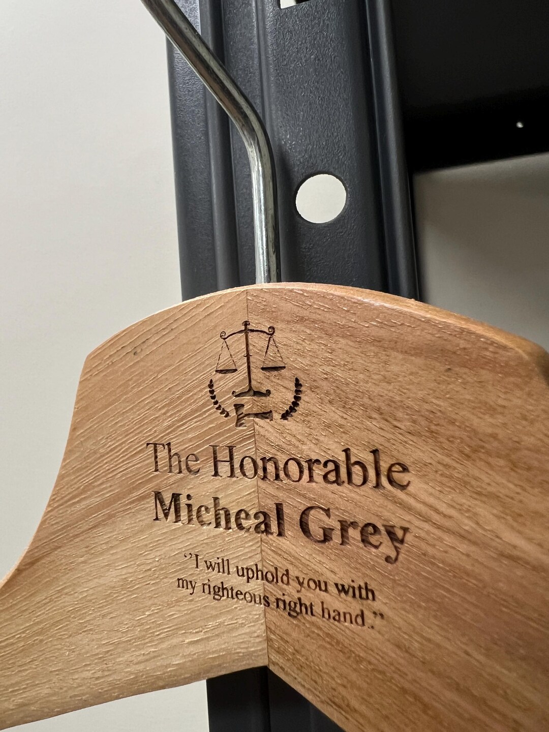 Personalized Hanger for Judges - Investiture Ceremony Gift, Retirement ...