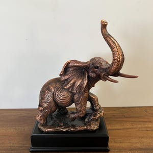 Large Elephant Trophy With Custom Engraving – Executive Award, Elegant ...