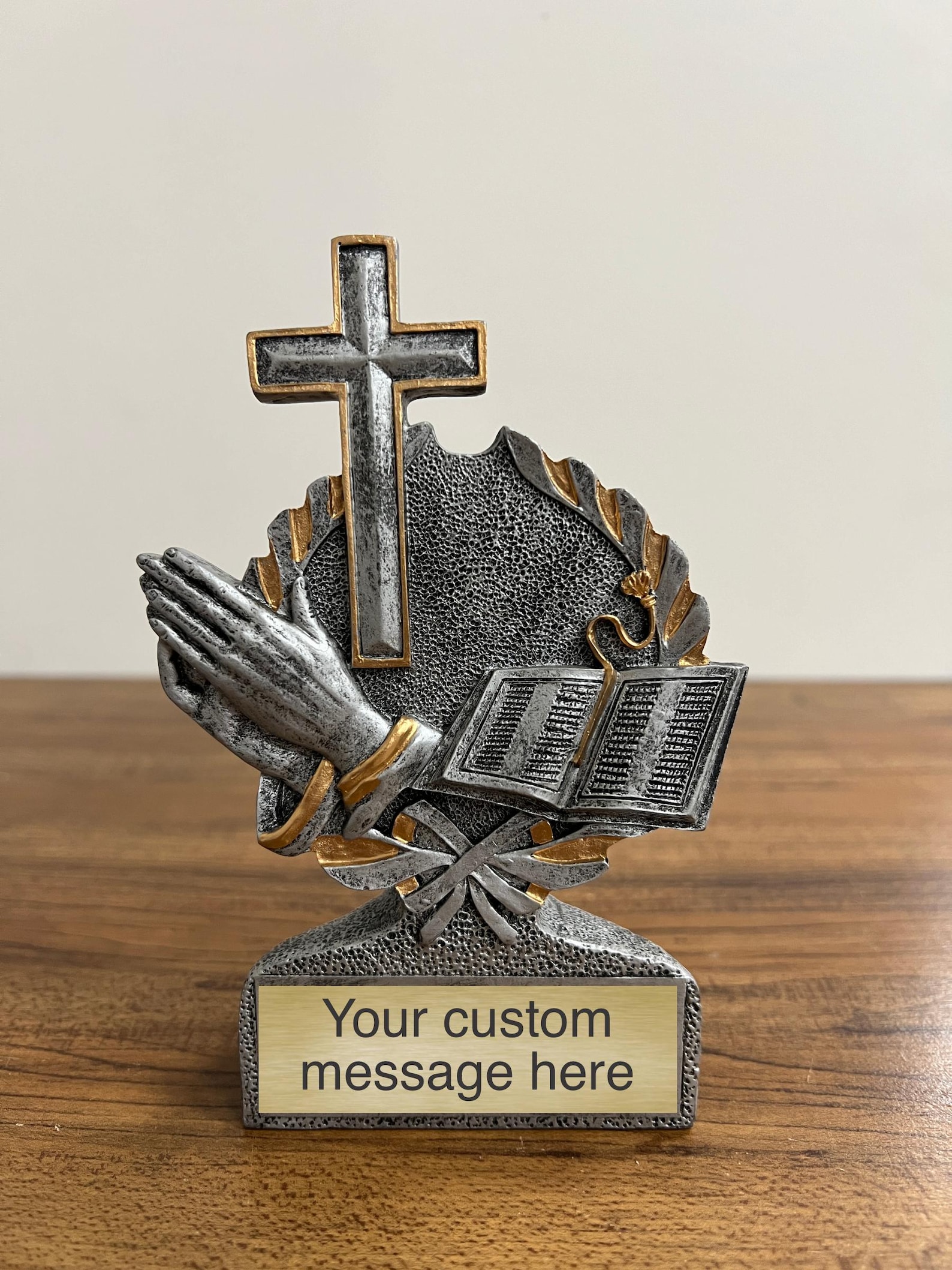 Church Volunteer Trophy, Bible Study, Pastor, Personalized Trophy ...