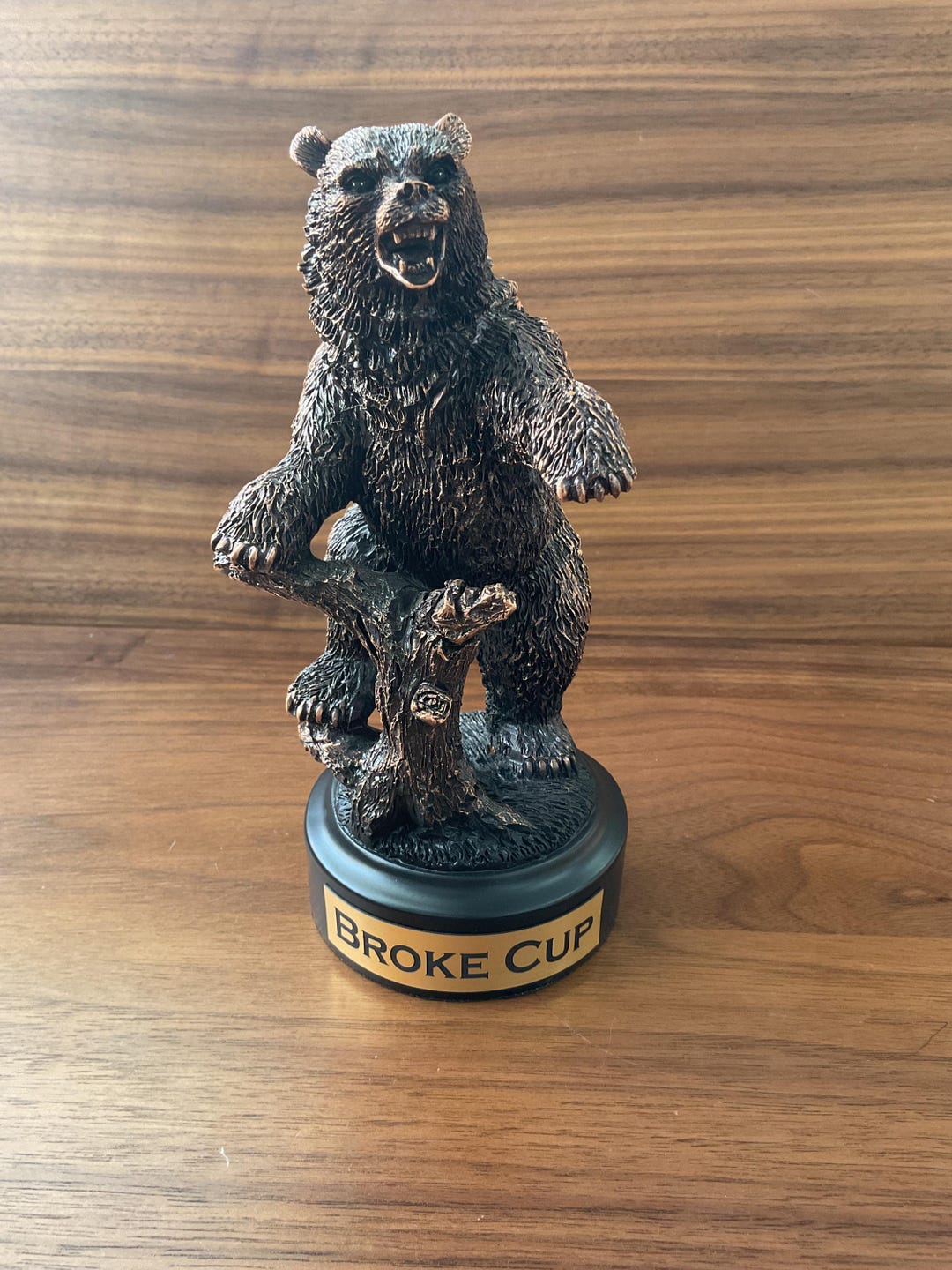 Custom Standing Bear Trophy, Polar Bear Trophy, Personalized Bear Award ...