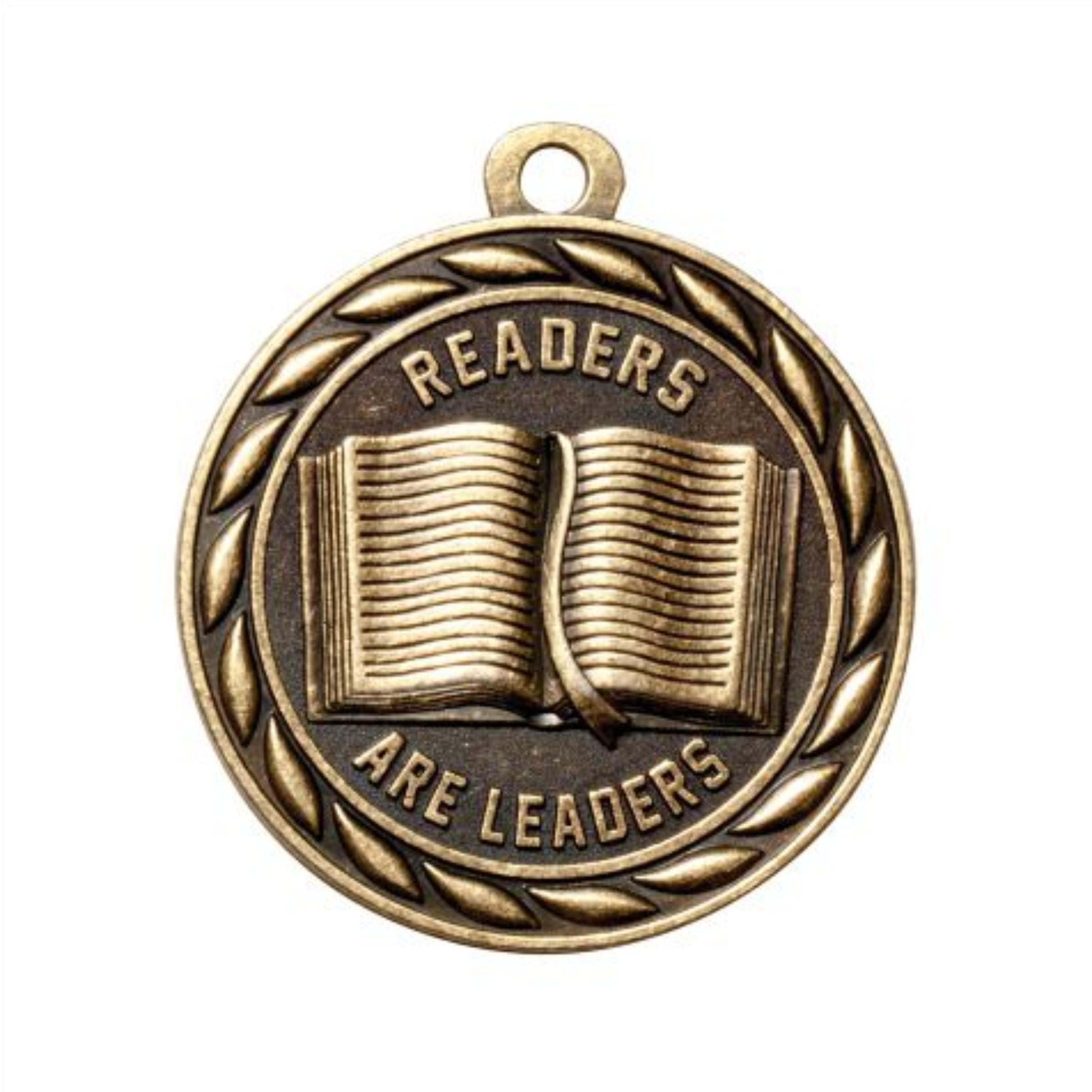 Custom Reading Medal With Engraving - 2" Academic Award for Summer ...