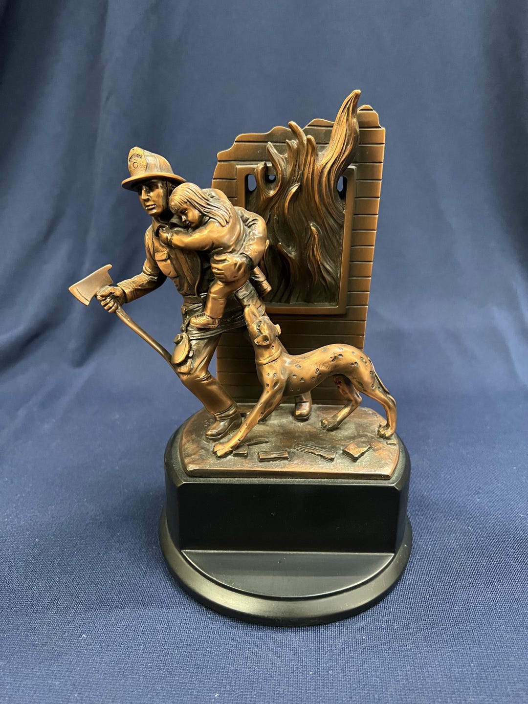 Custom Firefighter Trophy With Personalized Plaque - Perfect for ...