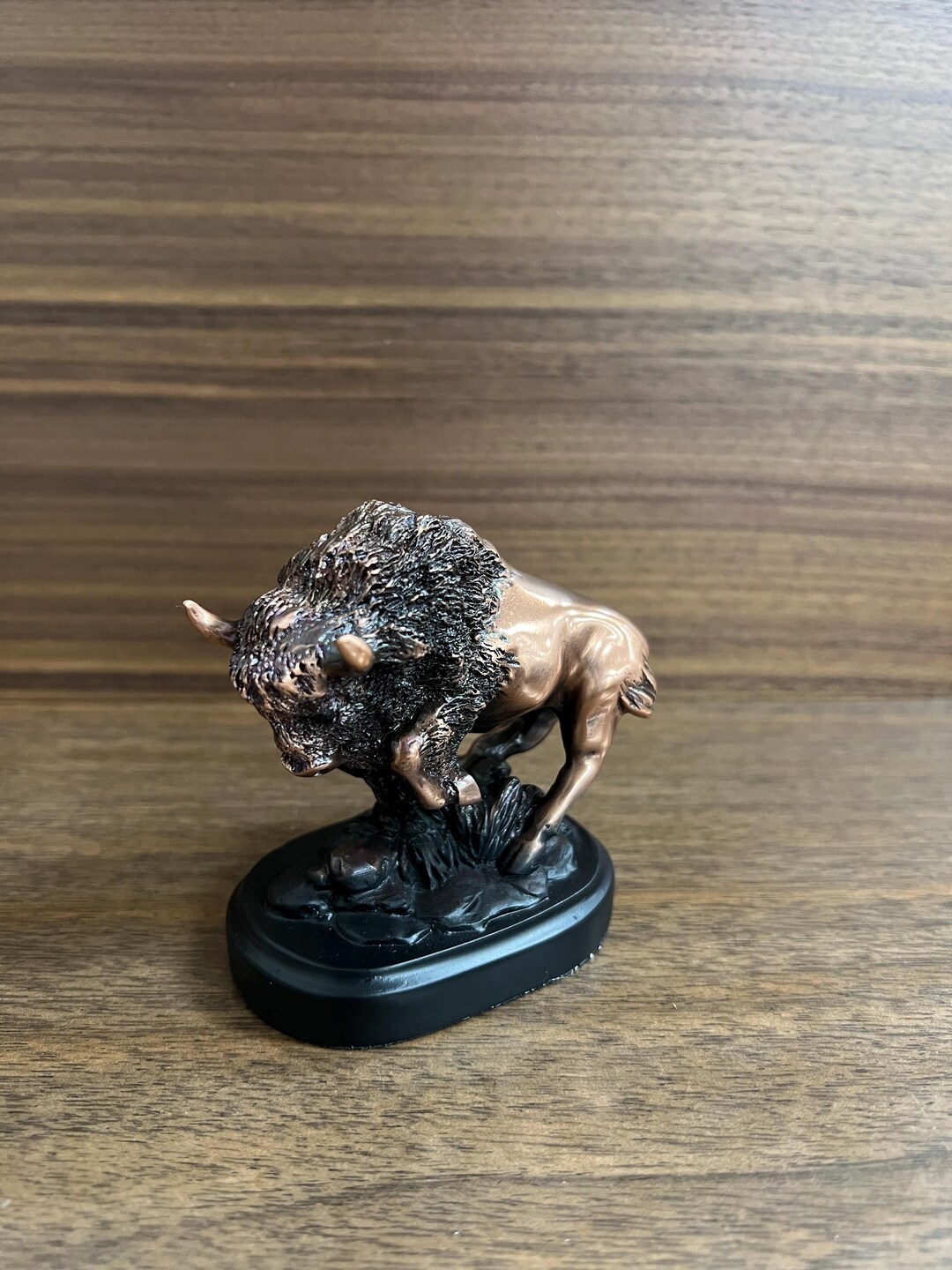 Cute Little Bison Trophy With Custom Engraving – Personalized Buffalo ...