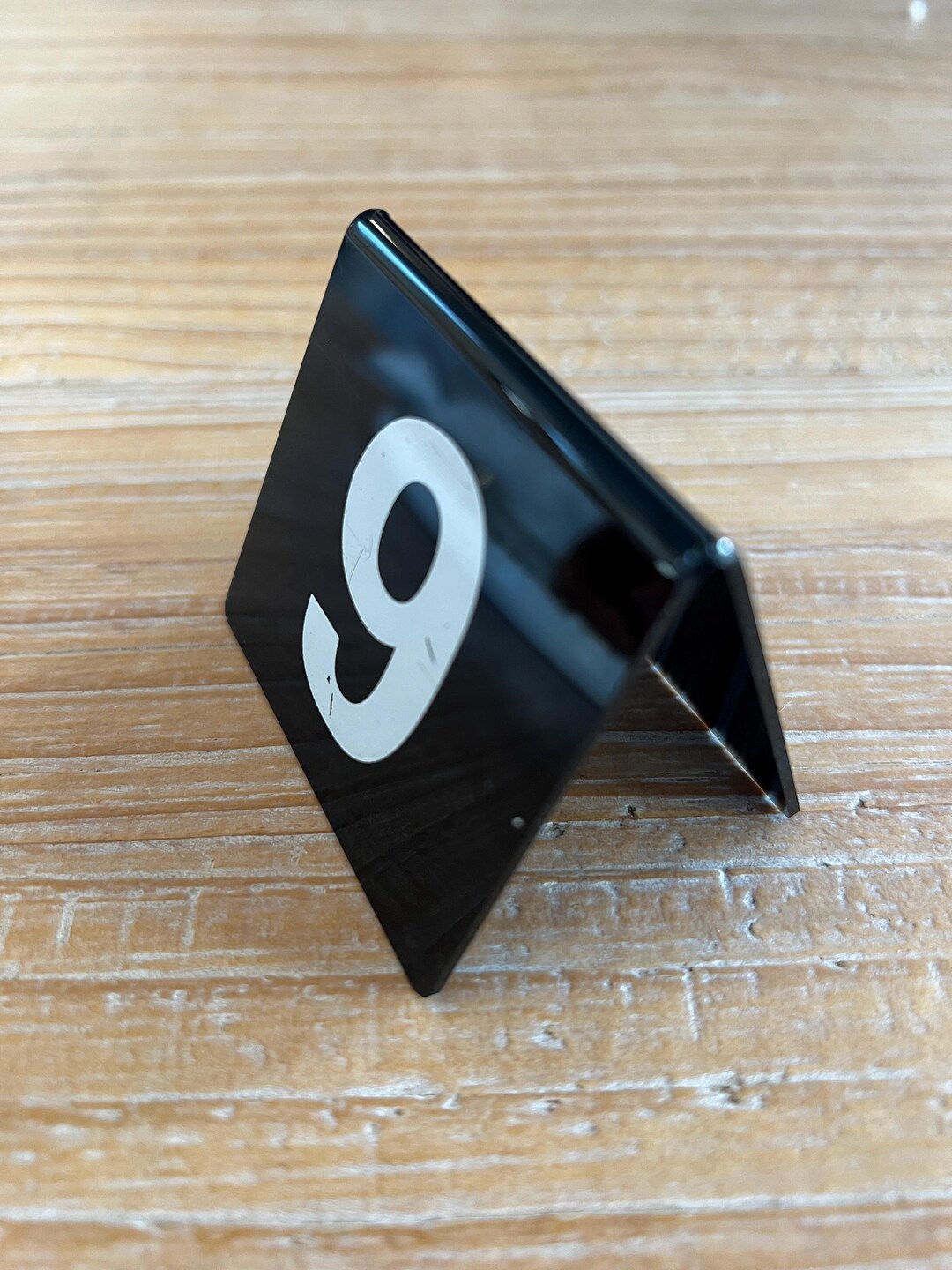 Table Number Tent Sign - Elegant Custom Acrylic Numbers for Events ...