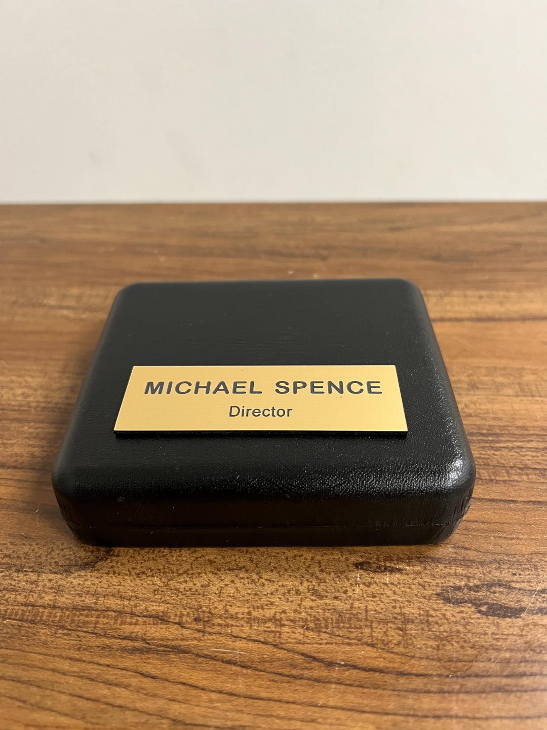 Custom Coin Collector Box W/ Engraved Gold Plate - Elegant Storage and ...