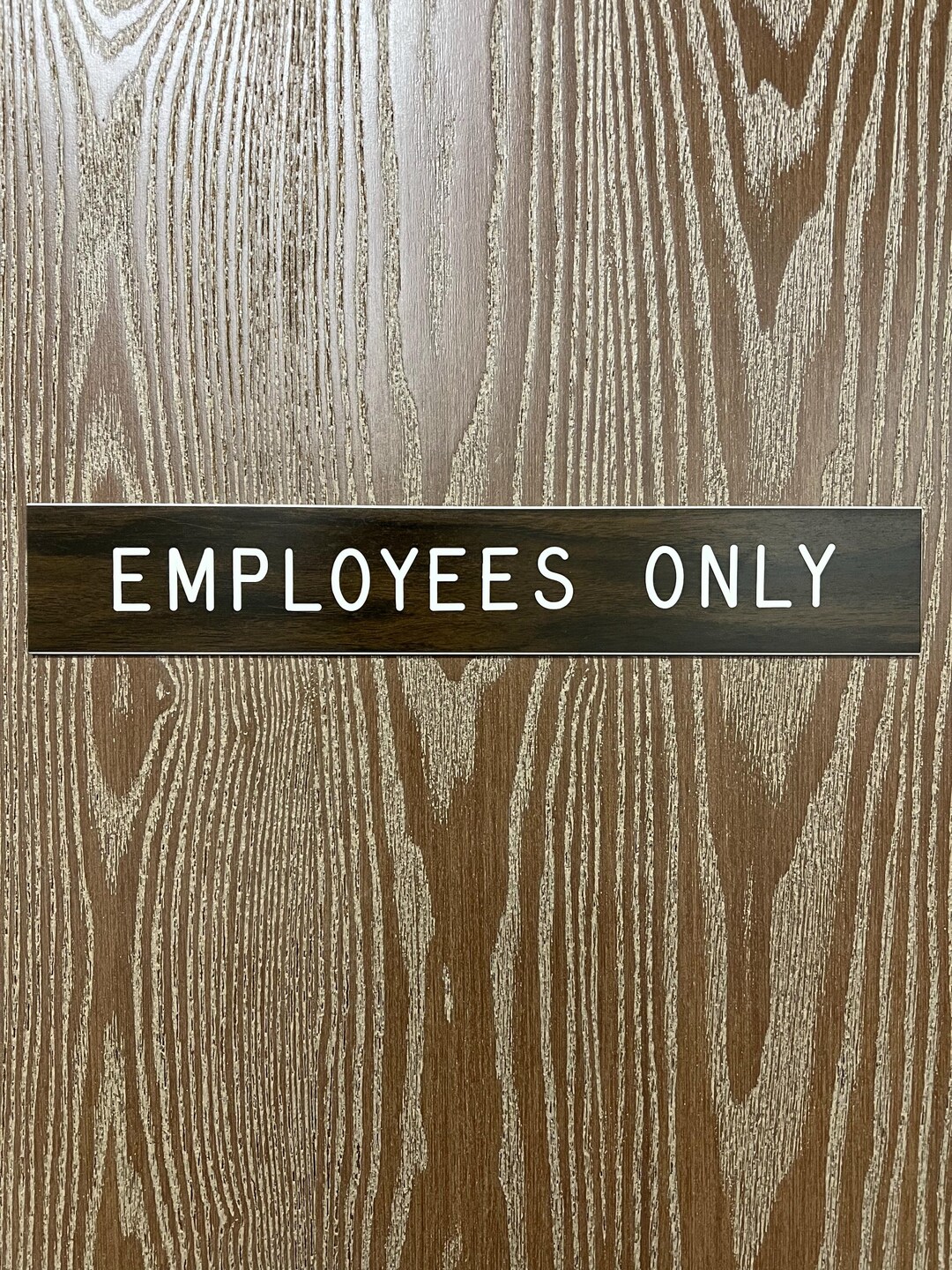 Employees Only Sign | Customizable Business Security Decor - Etsy