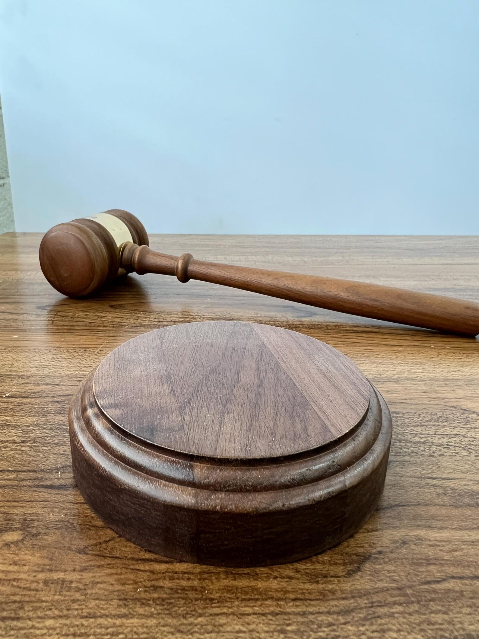 Engraved Walnut Wood Gavel Set – Personalized Judge Retirement Gift - Etsy
