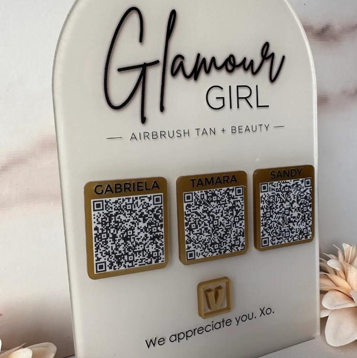 Magnetic Tipping Sign, Virtual Tipping, Small Business Branding, QR ...