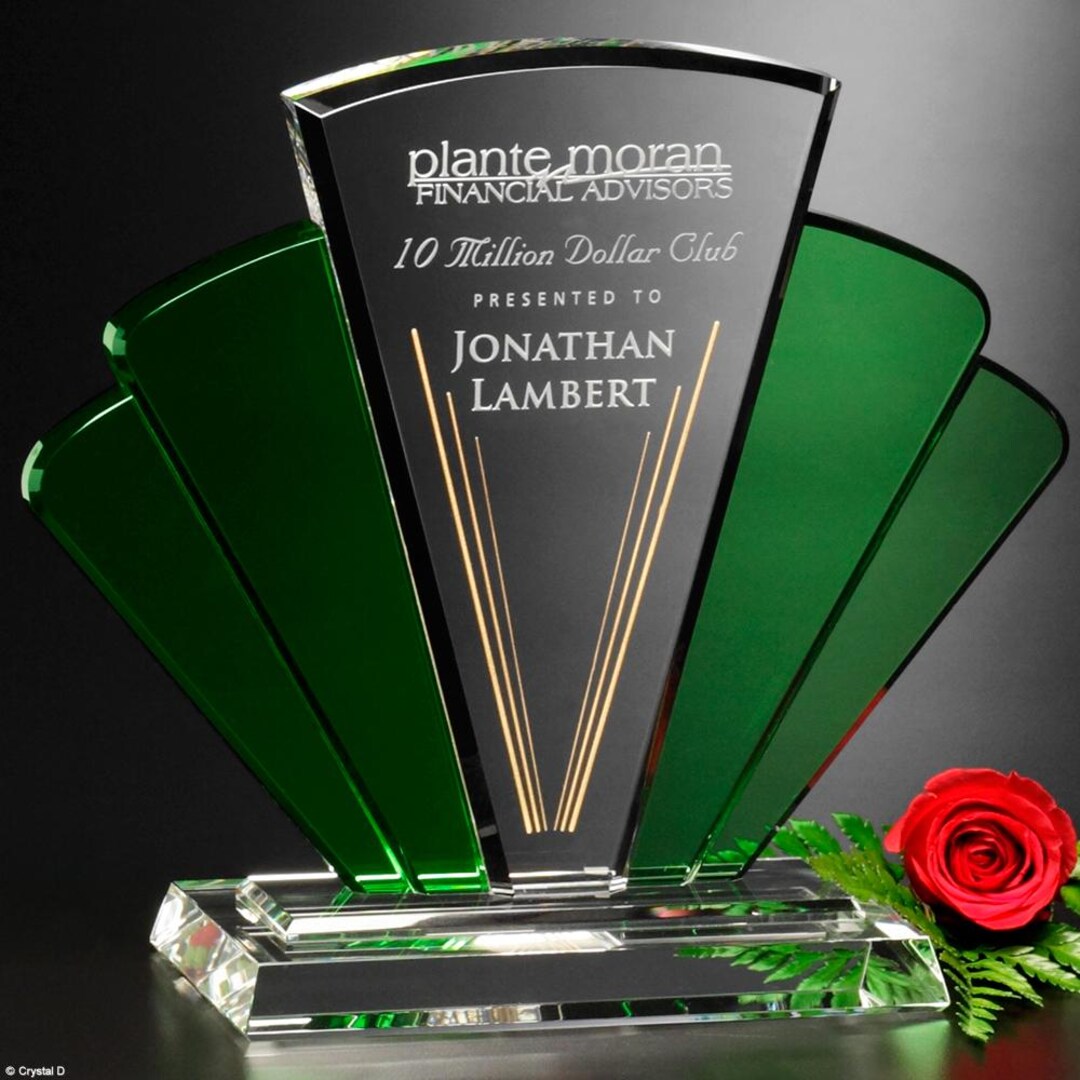 Crystal Phantasia Award - Elegant Trophy for Achievement, Custom ...