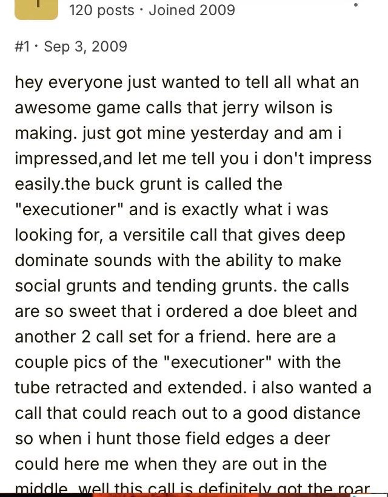 Executioner Grunt Call - Etsy
