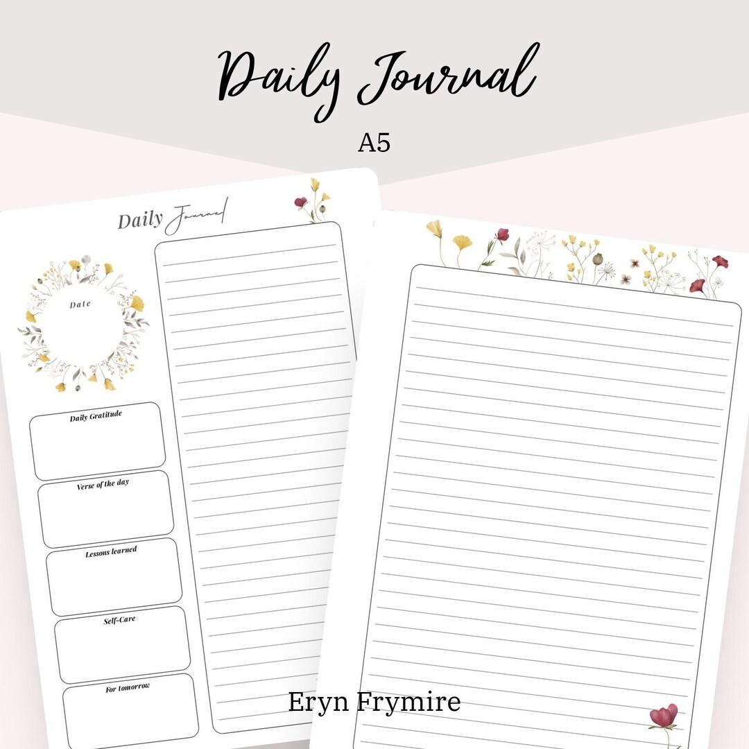 Daily Journal - Etsy