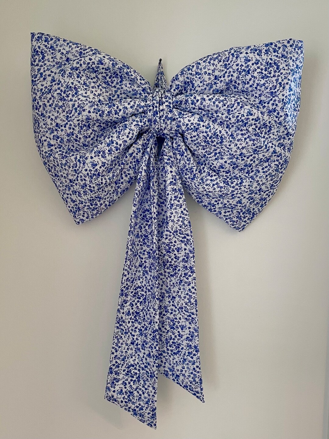 Bridal Shower Chair Bow, Wedding Shower Bow, Large Bow for Door, Blue ...
