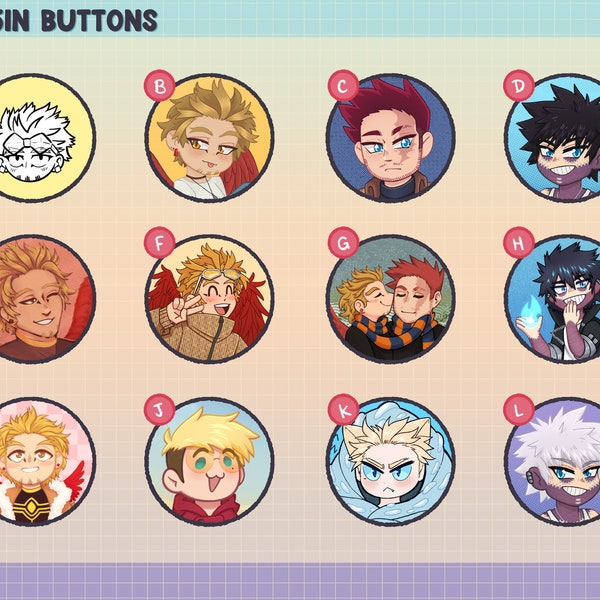 Mha Pins - Etsy