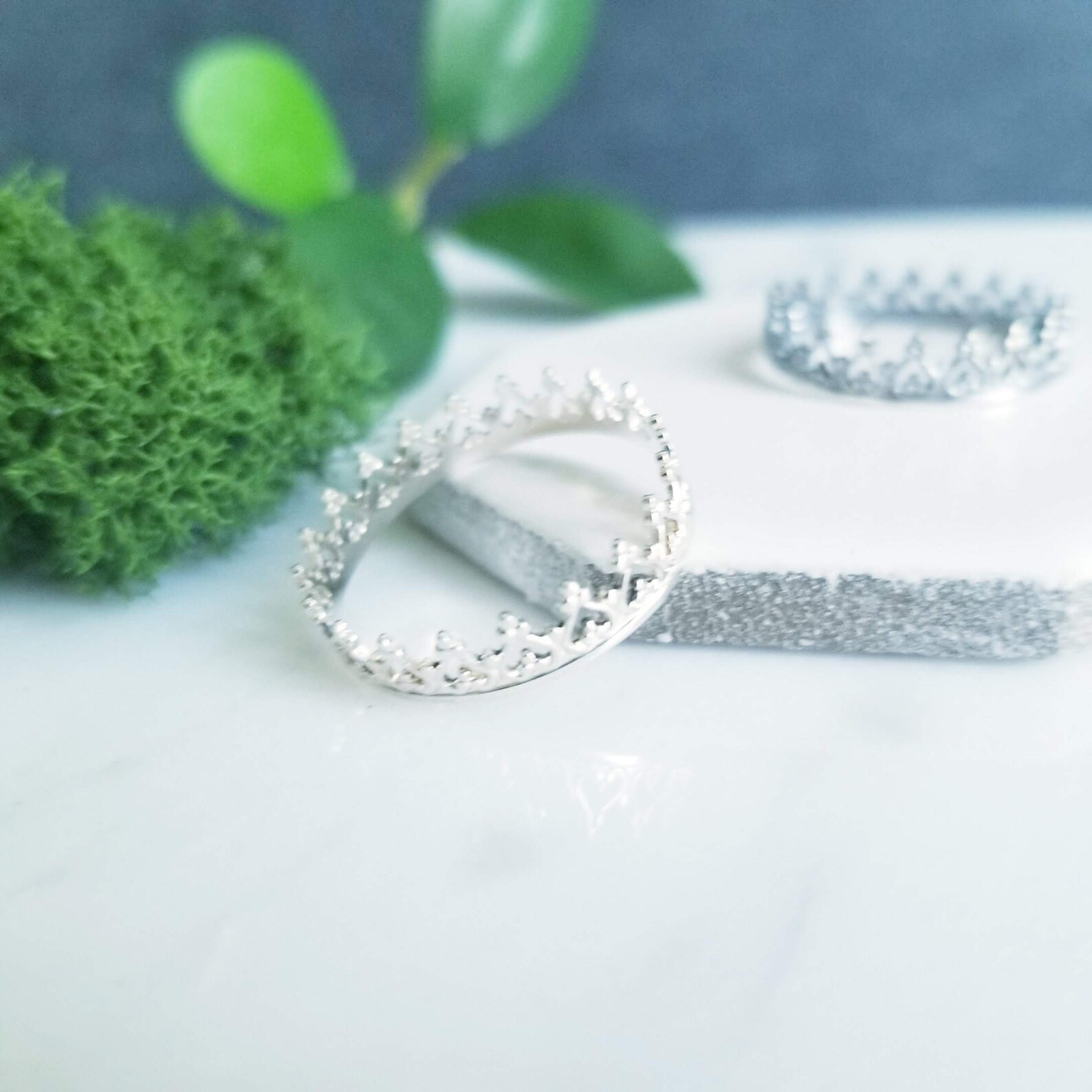 Little Princess Crown Sterling Silver Ring | Etsy