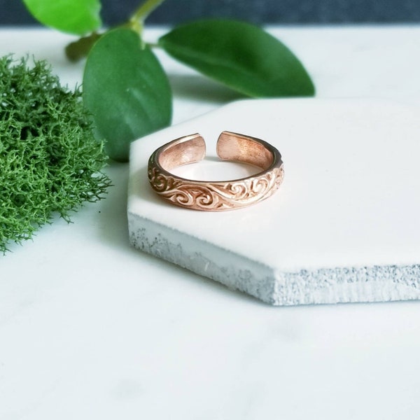 Copper Ring - Etsy