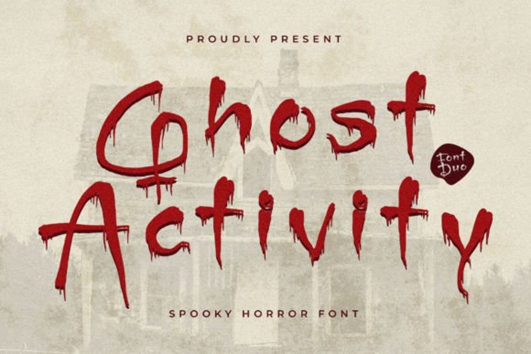 Ghost Activity Font, Cute Cartoon Font, Funny Font, Cricut Font, Casual ...