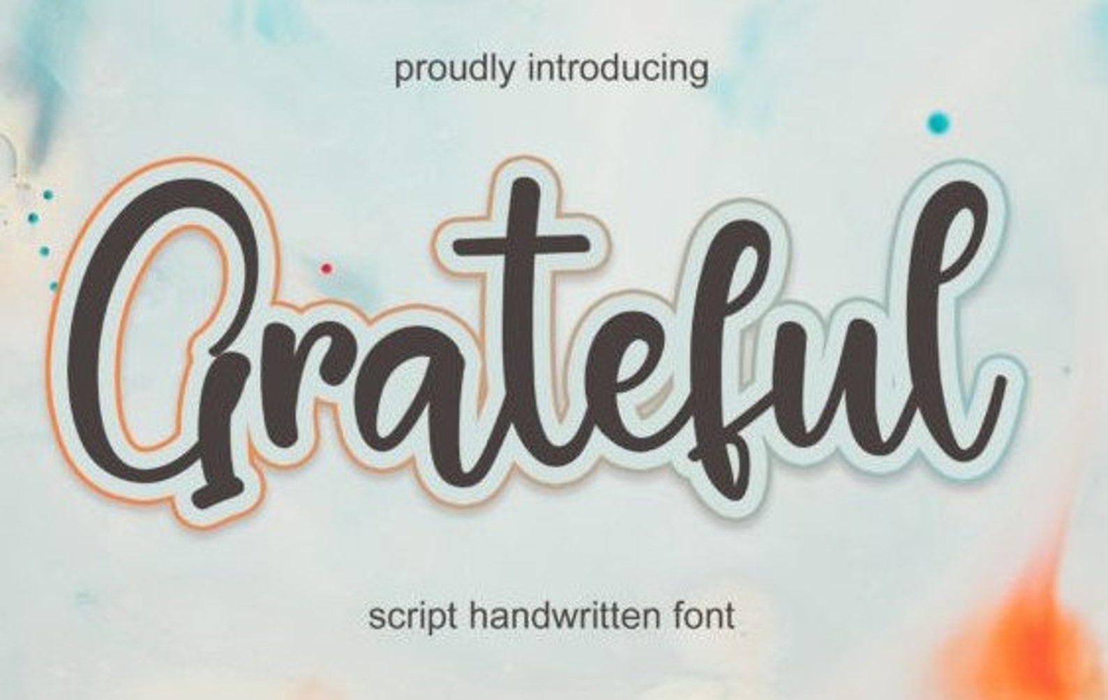 Grateful Font, Simple Handwritten Font, Minimalist Font, Branding Font ...
