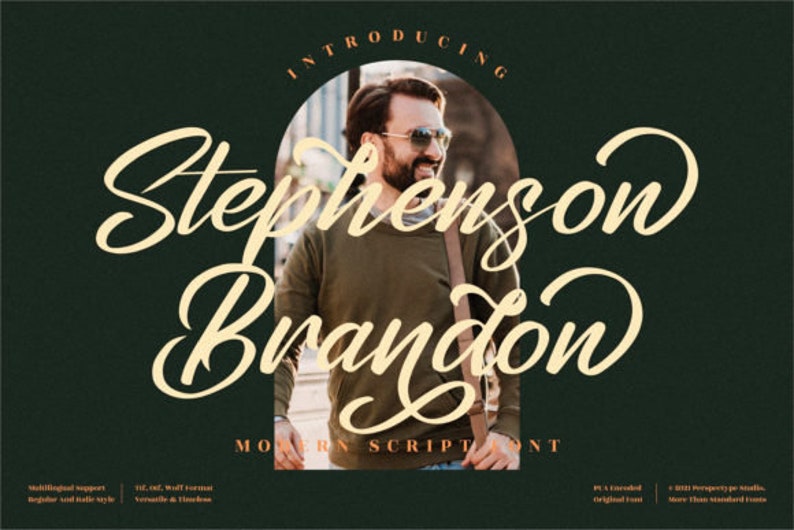 Stephenson Brandon Font, Wedding Font, Cricut Font, Handwritten Font ...