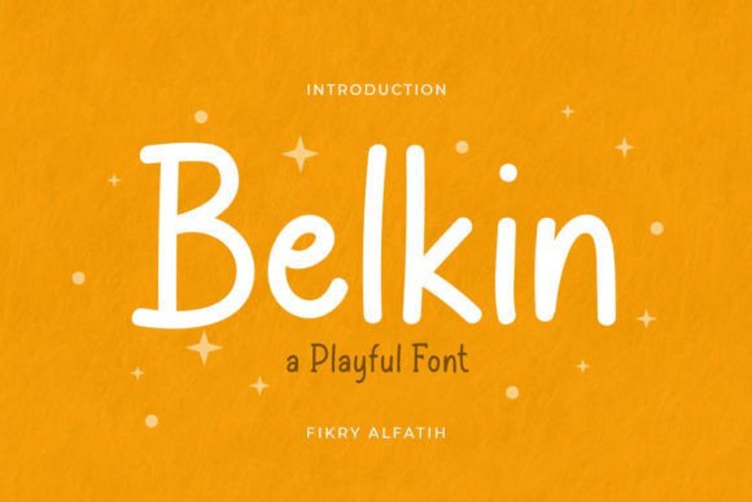 Belkin Font, Cute Font, Handwritten Font, Rustic Font, Bold Fonts ...
