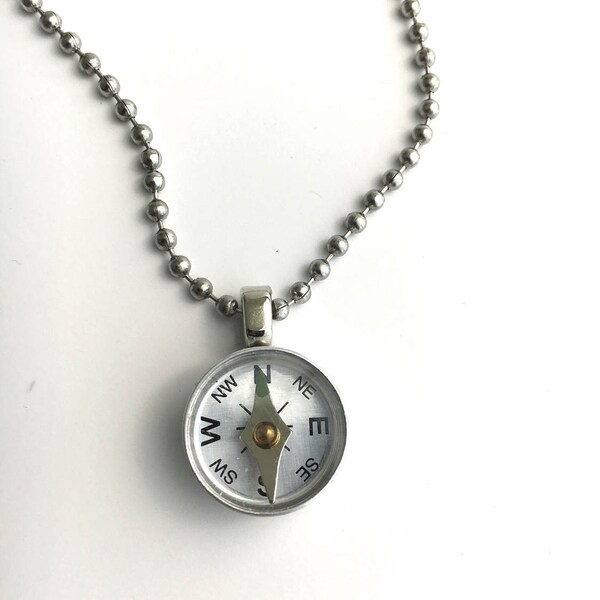 Compass Necklace - Etsy