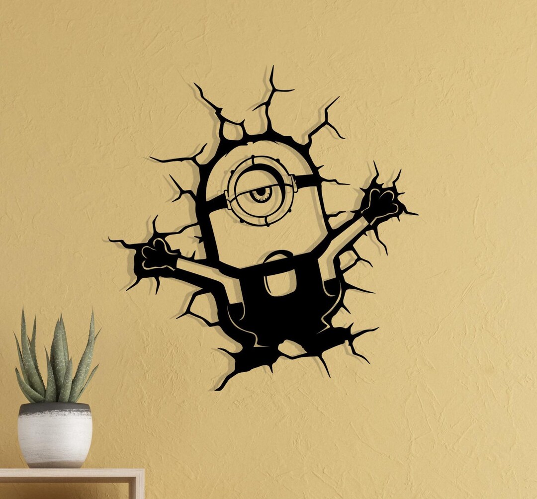 Minion Metal Wall Art - Stuart Wall Decor - Unique Birthday Gift - Etsy