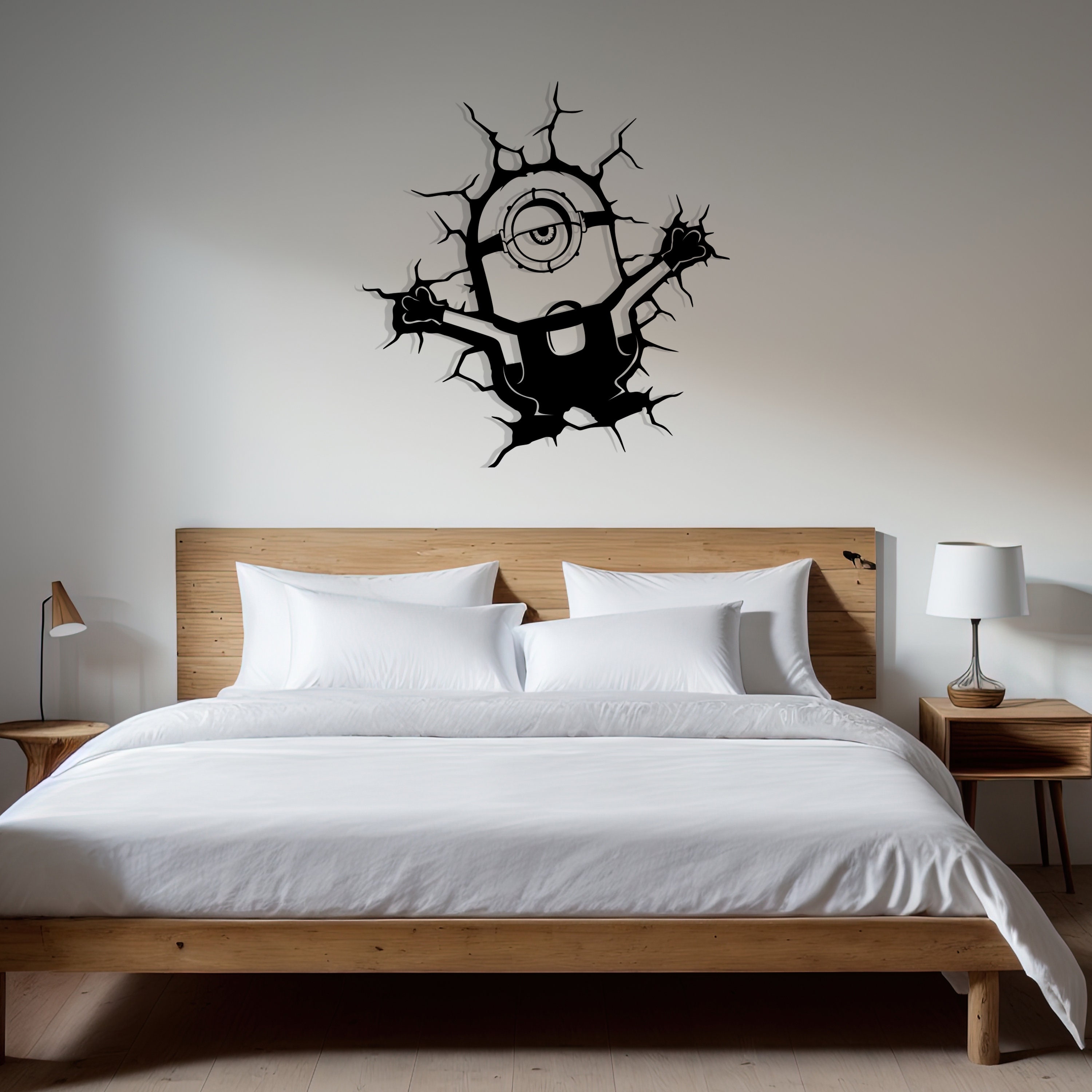 Minion Metal Wall Art 3D Effect Minion Character, Perfect for Kids ...