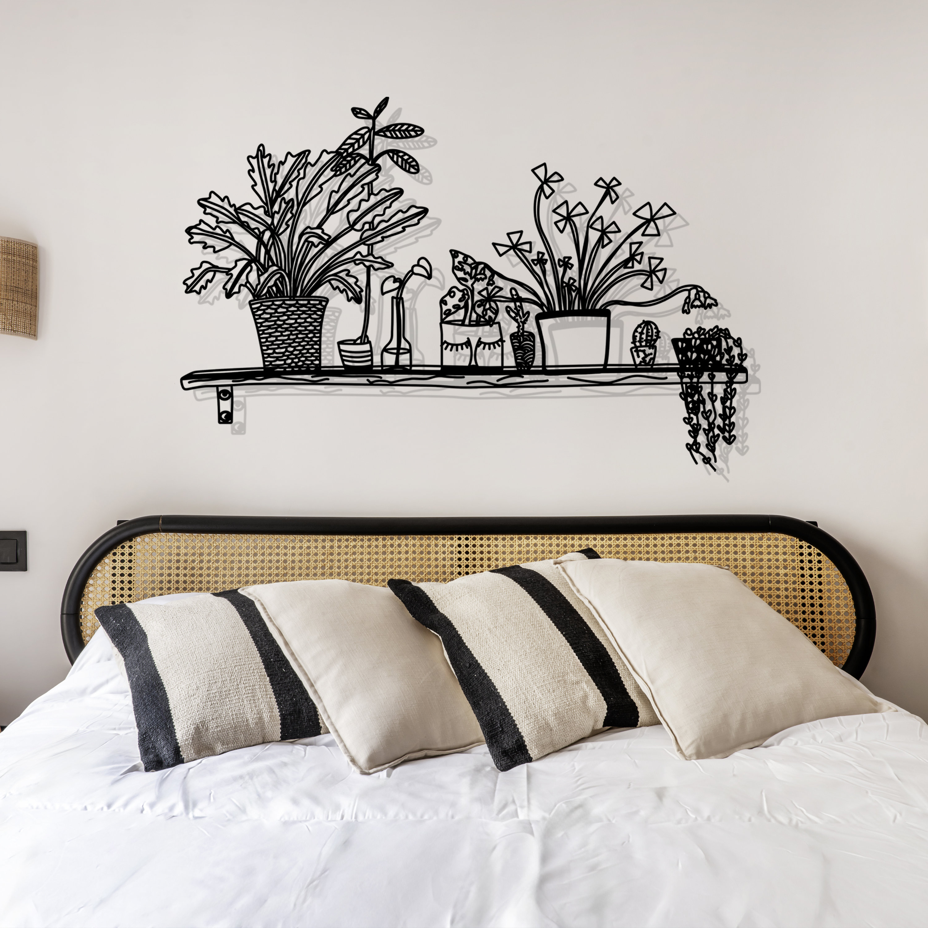 Flower Garden Metal Wall Art, Outdoor Metal Home Decor, Kitchen Metal ...