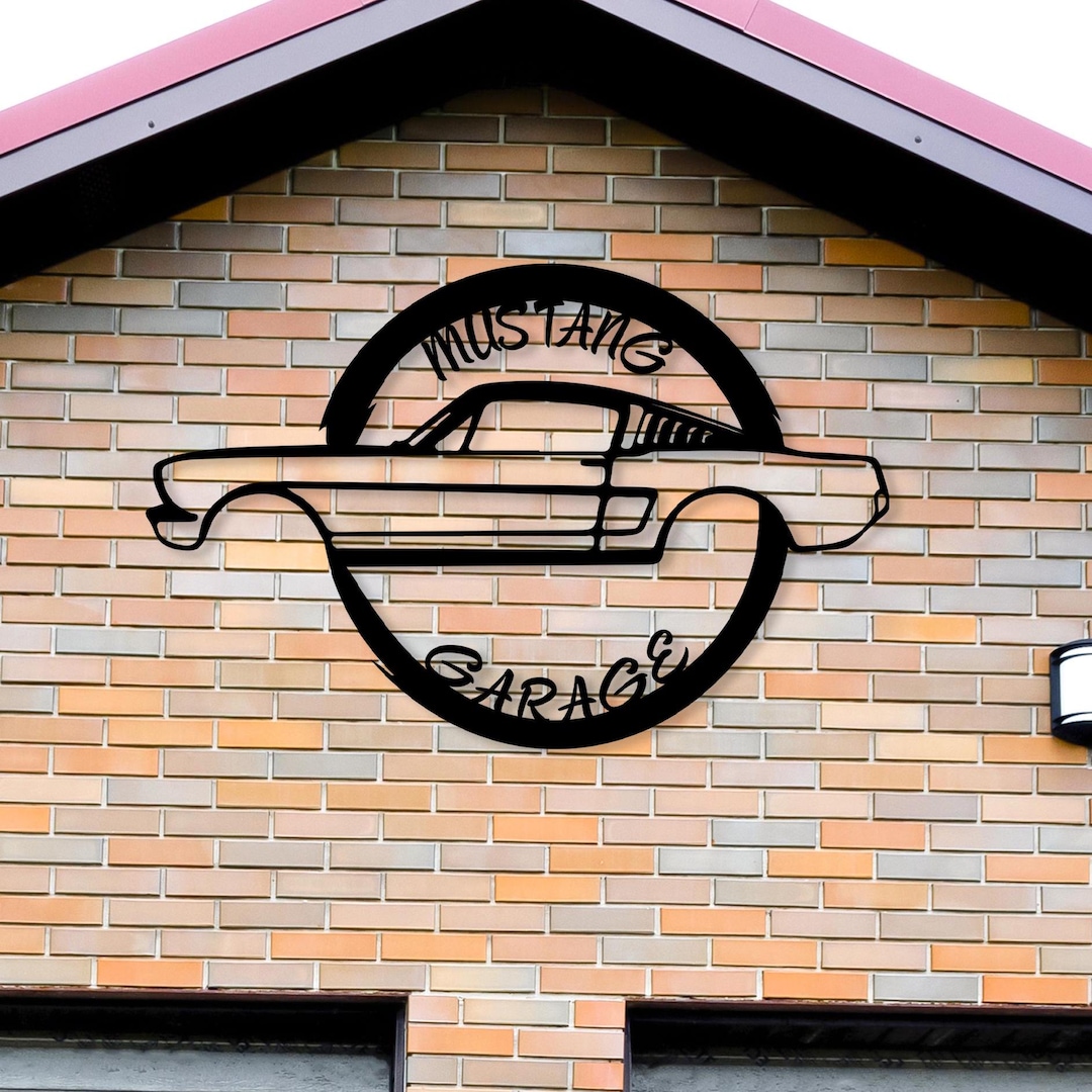 Custom Car Sign, Personalized Garage Name Metal Sign, Car Lover Gift ...