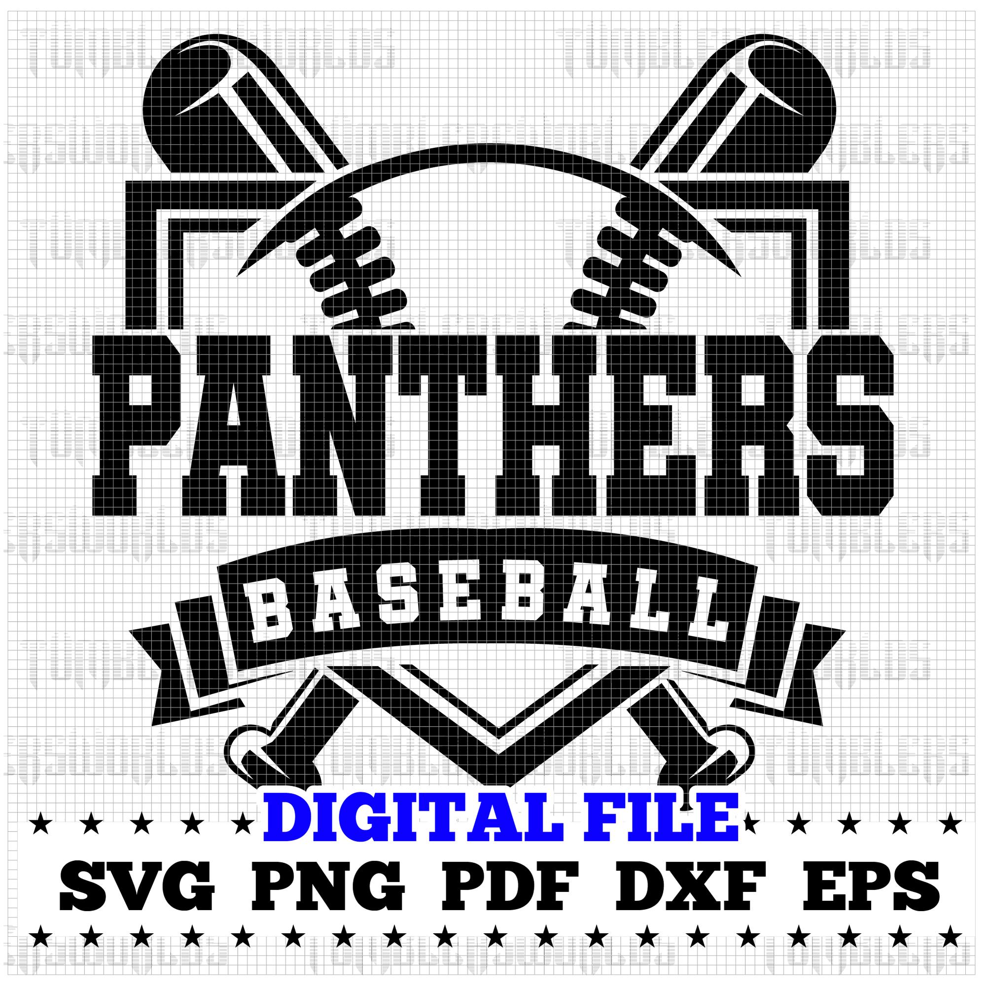 Baseball Svg, Panther Baseball Svg, Panther, Panthers, Baseball, Svg ...