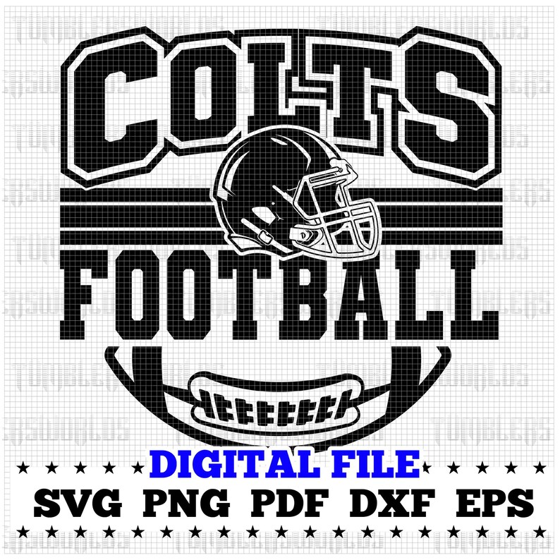 Colts Football Svg, Football Svg, Sports Svg, Football Shirt ...